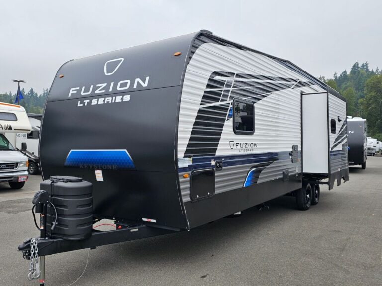 New 2026 Keystone Fuzion Impact Aluminum 2915 Toy Hauler,Travel Trailer ...